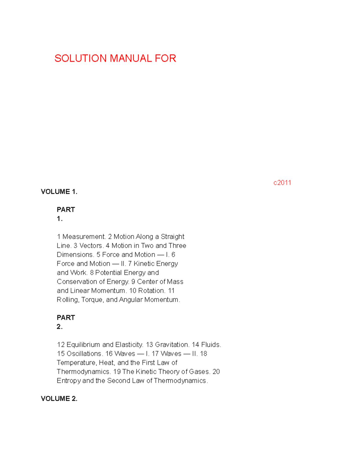 Book solution fundamentals of physics david halliday robert resnick ...