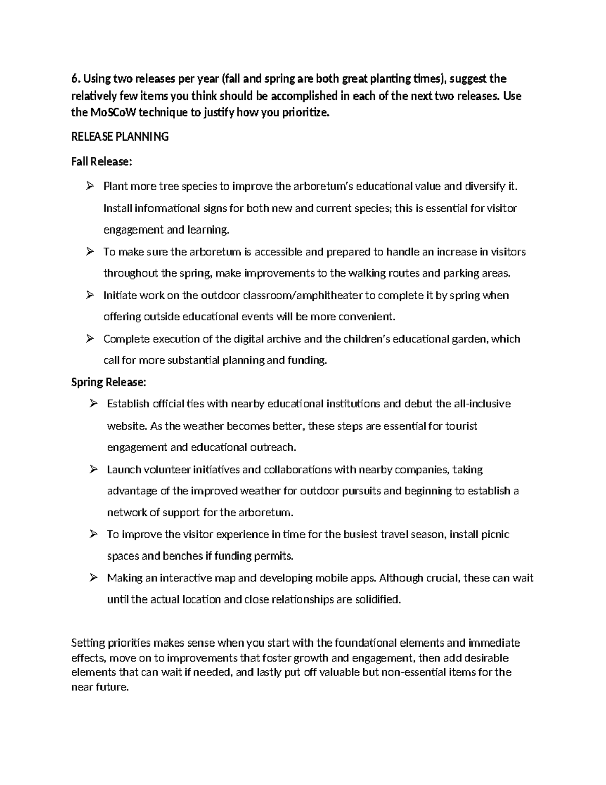 Release Planning PM - Summary Introduction to Project Management ...