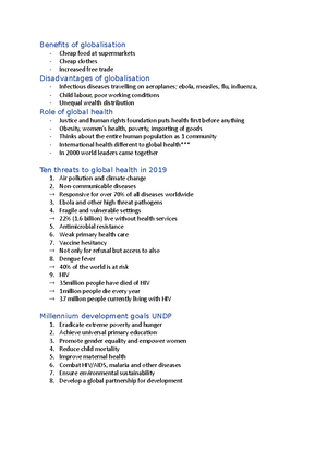 Module 2 Notes - The Phases of Public Health Through History 1 st Wave ...