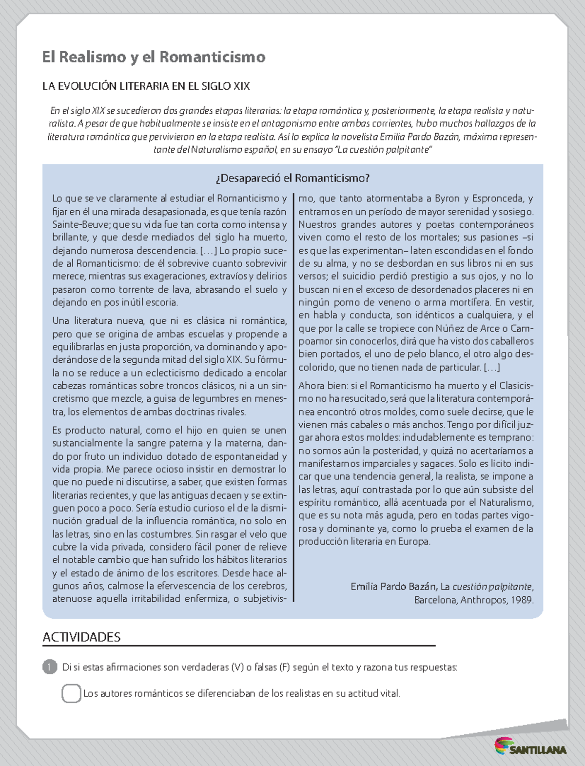 EL Realismo Y EL Romanticismo - El Realismo y el Romanticismo LA ...