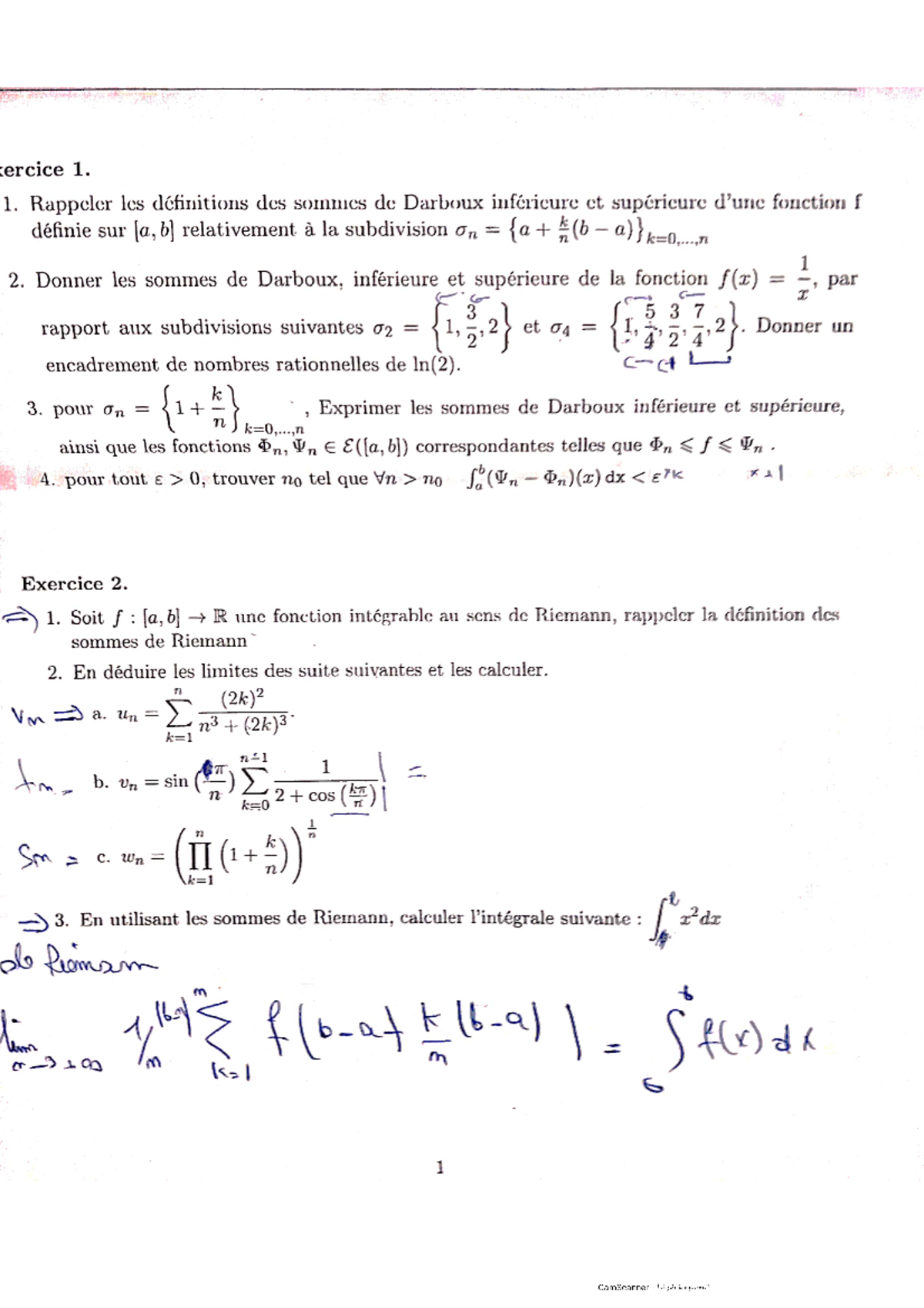 Analyse 2 - Examan preparation - Analyse 2 - Studocu