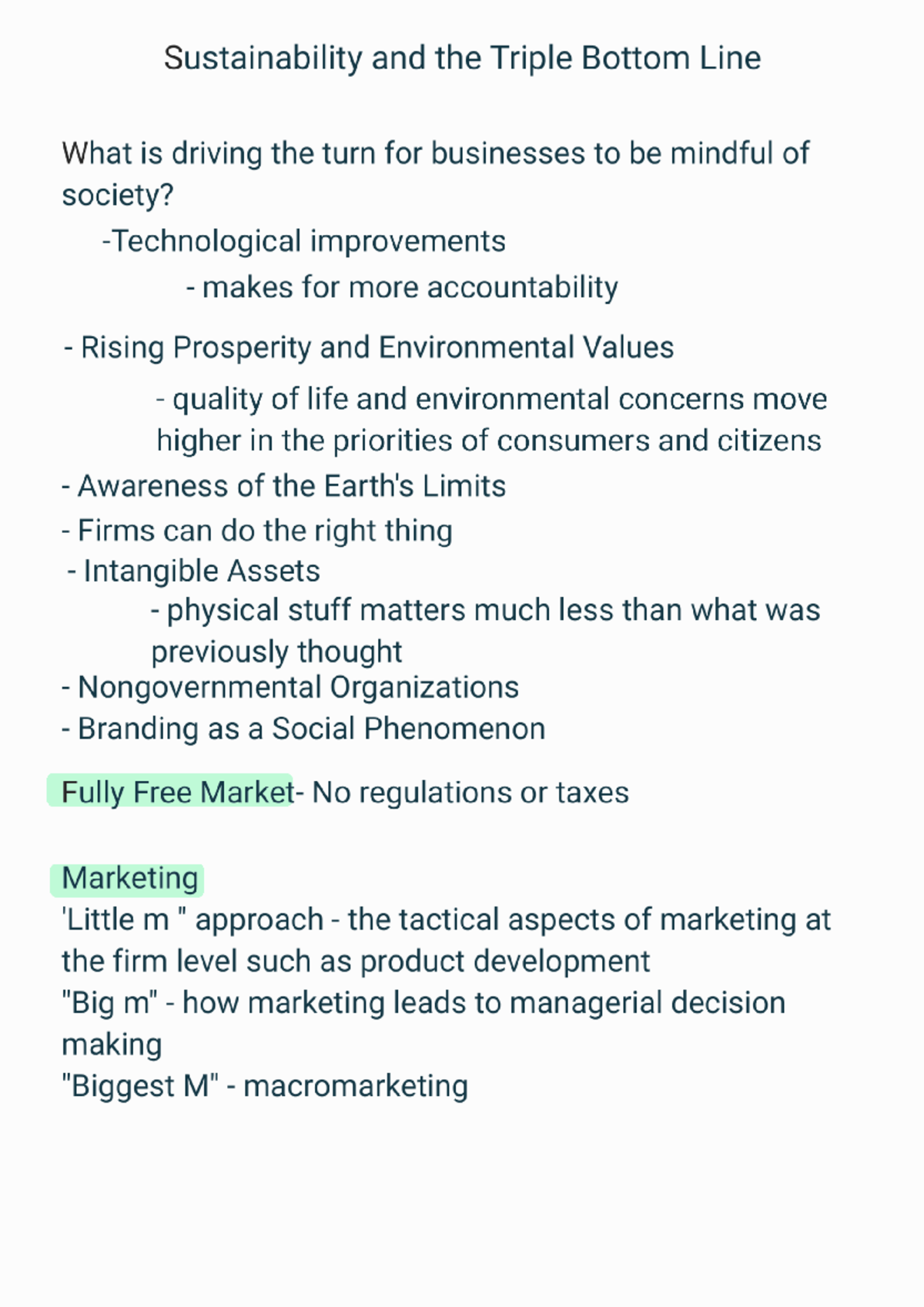 Chapter 1 - Sustainability and the Triple Bottom Line What is driving ...