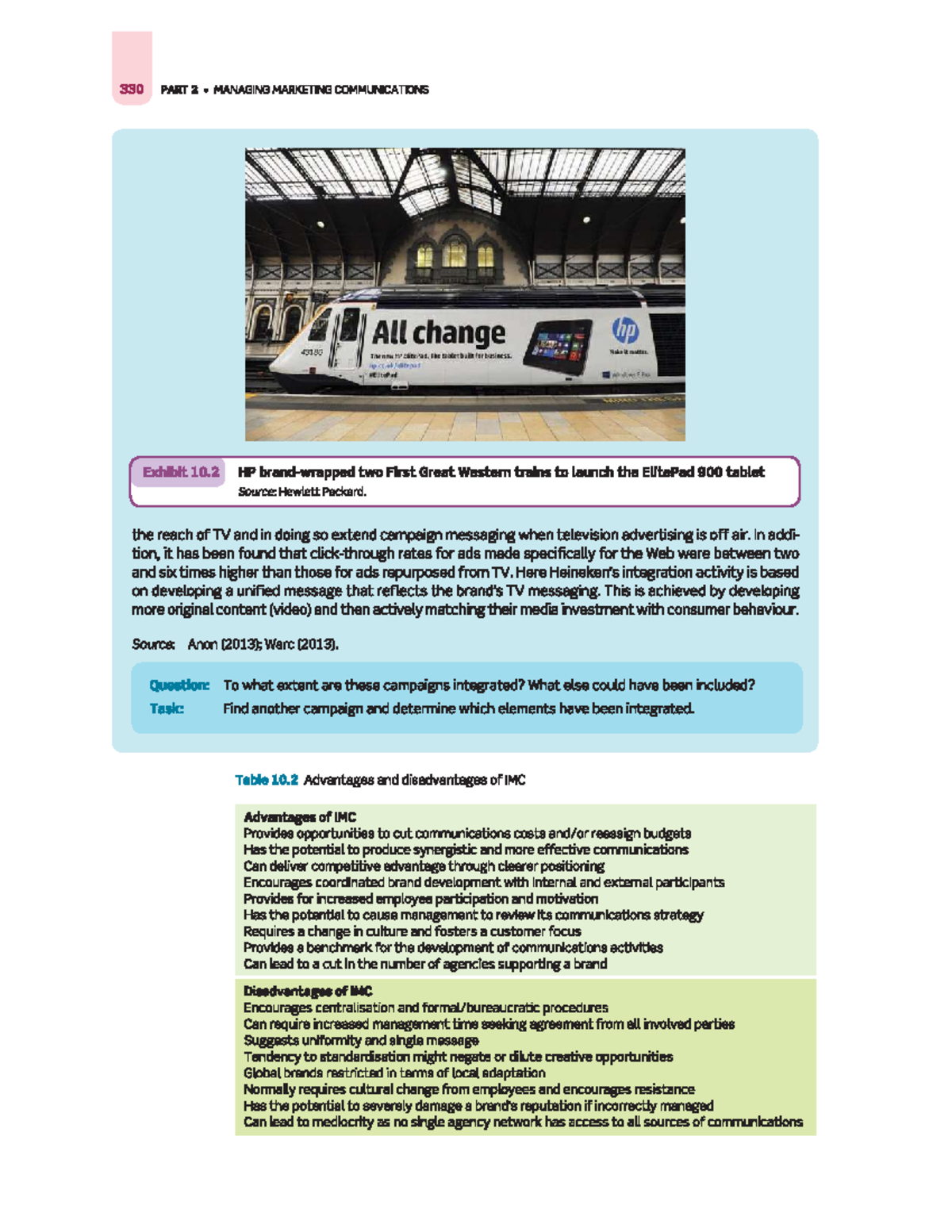 Reading on IMC - Integrated Marketing Communications - Studocu