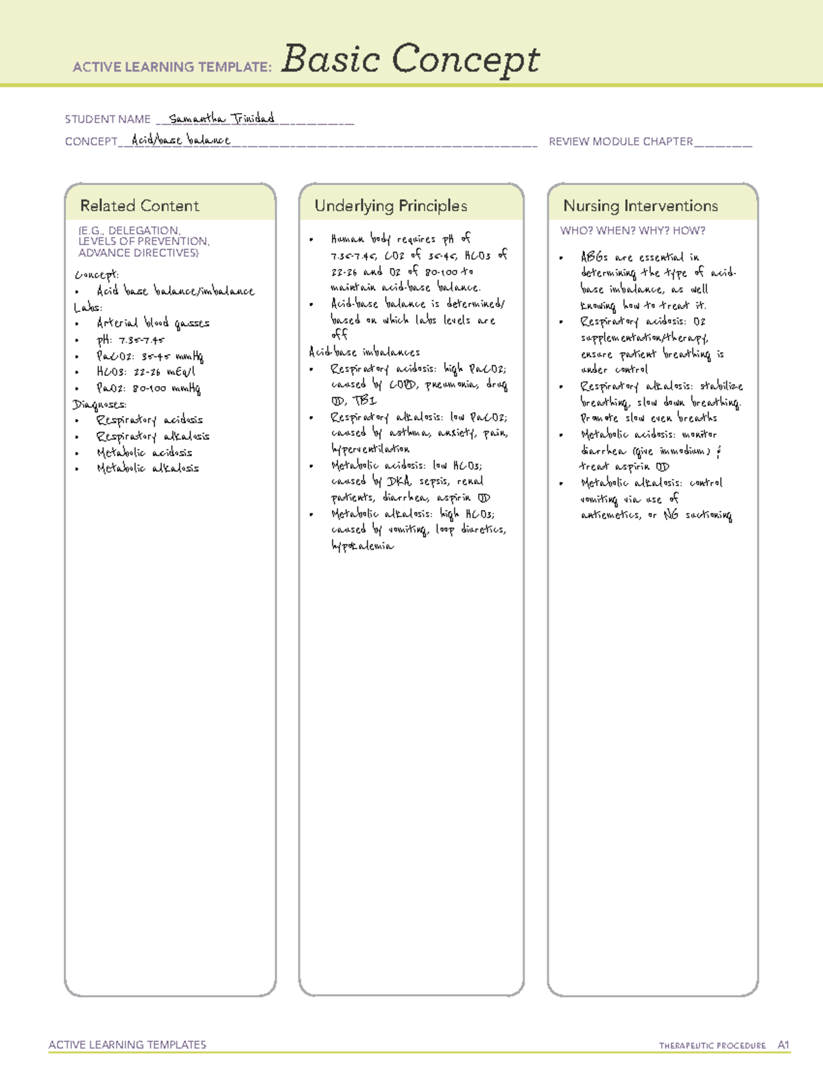 ATI- Acid Base Template - NURS 125 - ACTIVE LEARNING TEMPLATES ...