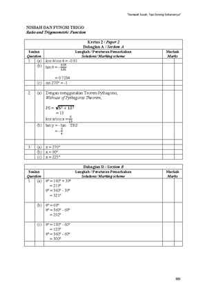 Tut-2 - Managerial math - SQQM1023 – Managerial Mathematics TUTORIAL 2 ...