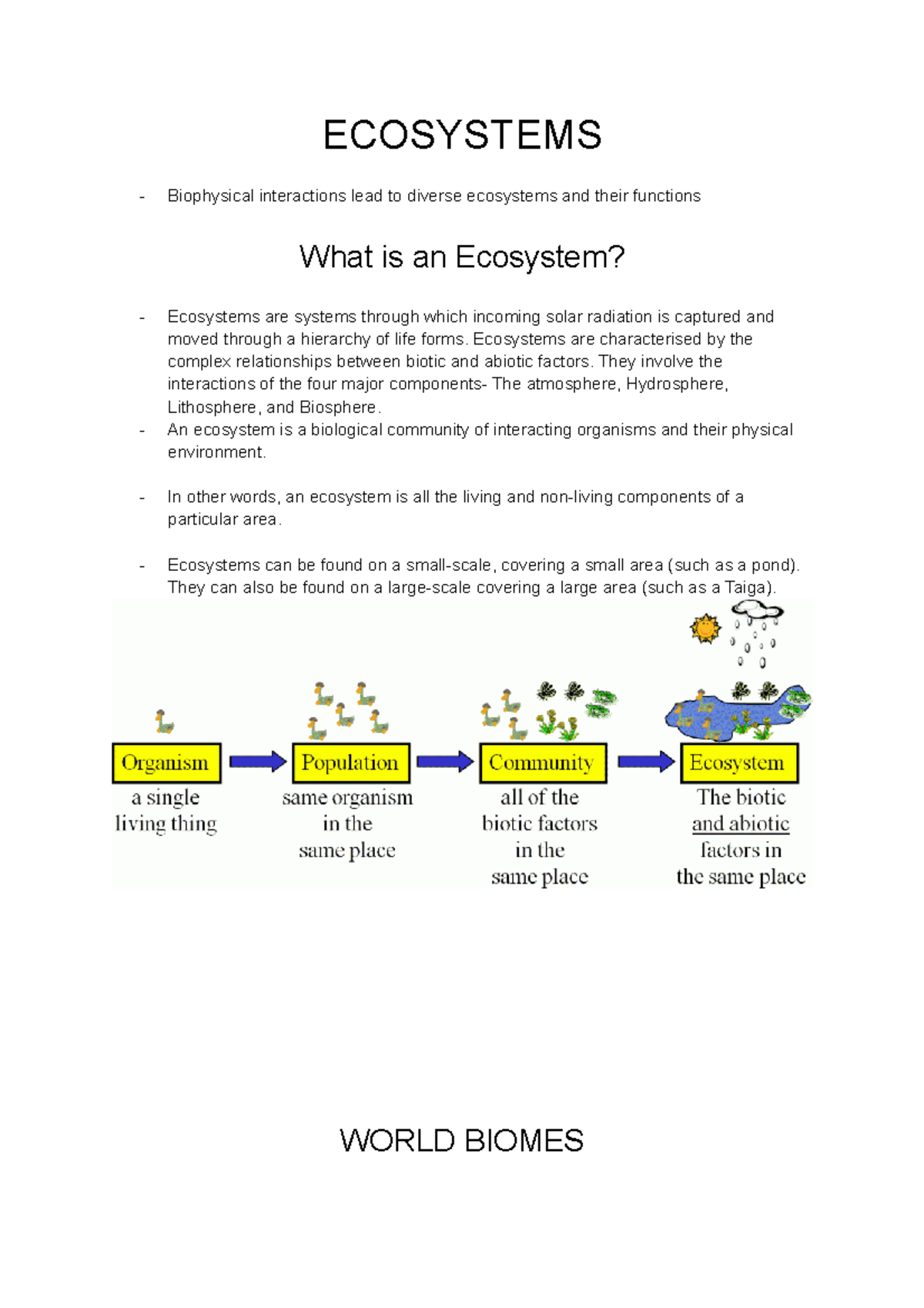 Untitled document(22) - ECOSYSTEMS Biophysical interactions lead to ...