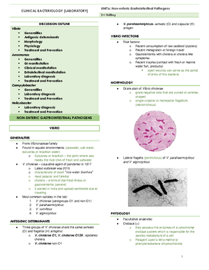 Bacteriology Laboratory Activity Unit 1 - Pre test: A. Pre-Test 1 ...