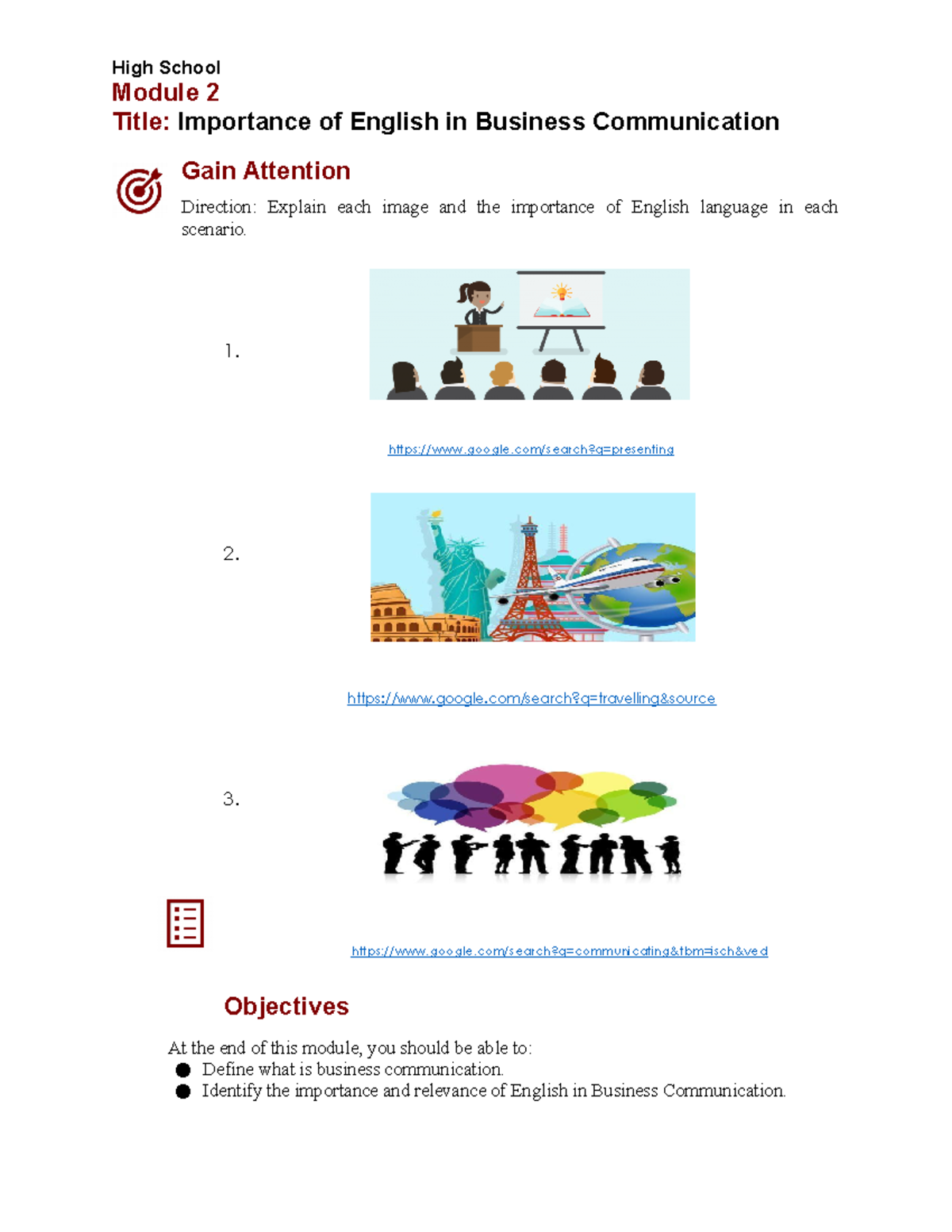 WEEK 2 EAPP - EAPP Week 2 - Module 2 Title: Importance of English in ...