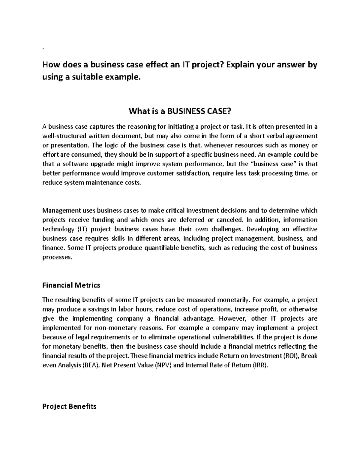 What Is Bussiness Case How Does A Business Case Effect An IT what-is-bussiness-case-how-does-a-business-case-effect-an-it