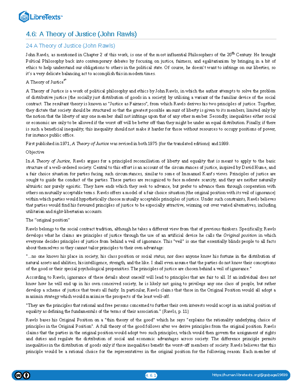 A Theory of Justice (John Rawls) - He brought Poltical Philosophy back ...