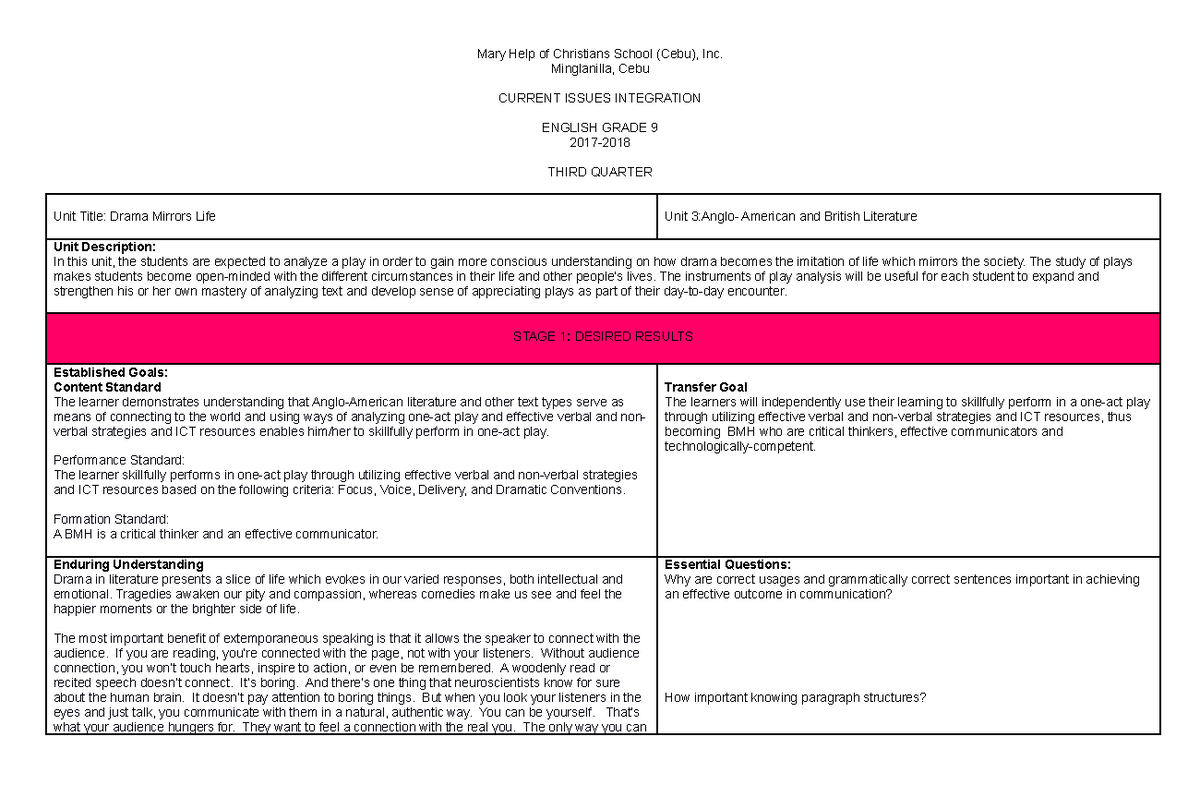 Current Issues 9 Third - Studocu
