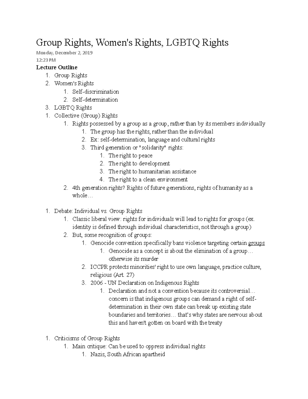 Group Rights, Women's Rights, Lgbtq Rights - Group Rights, Women's ...