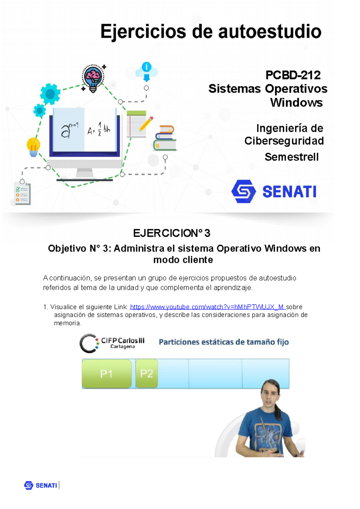 PCBD PCBD-212 Ejercicio T003 - Objetivo N° 3: Administra el sistema ...