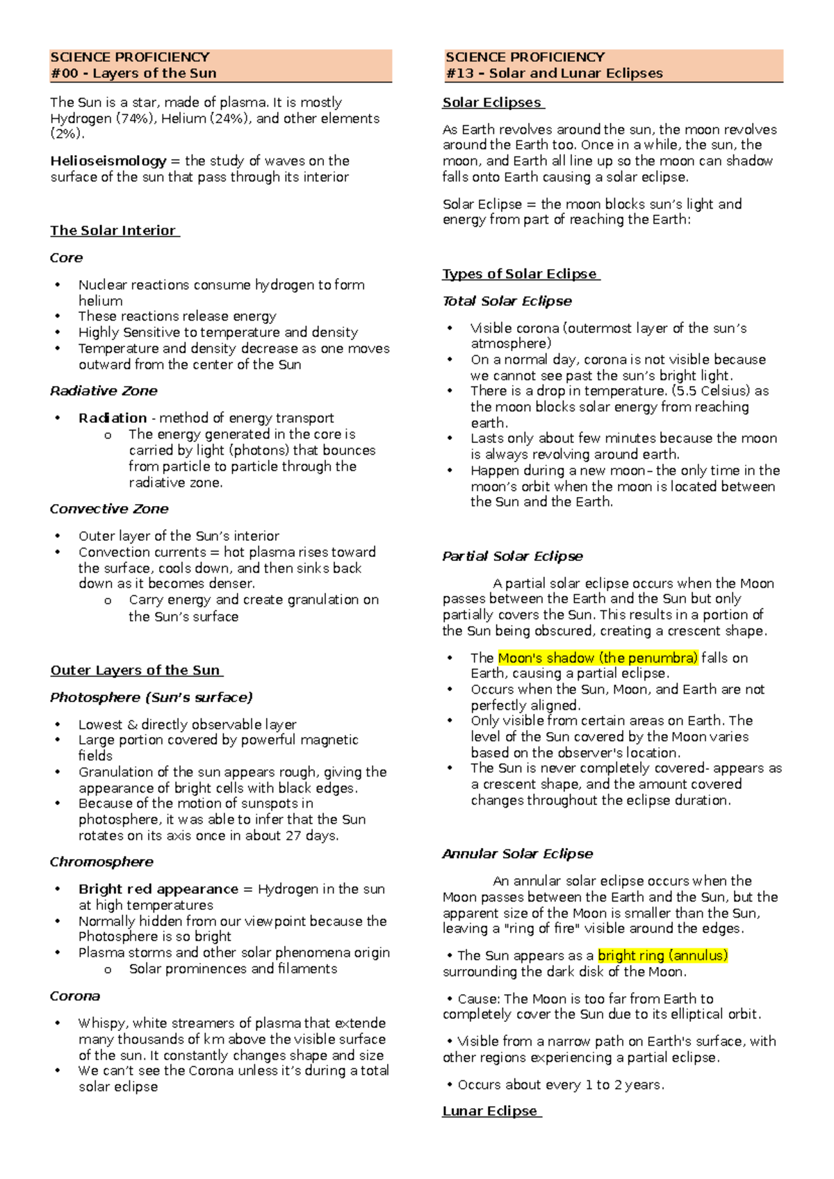 Science Lesson: Unraveling the Wonders of Solar and Lunar Eclipses and ...