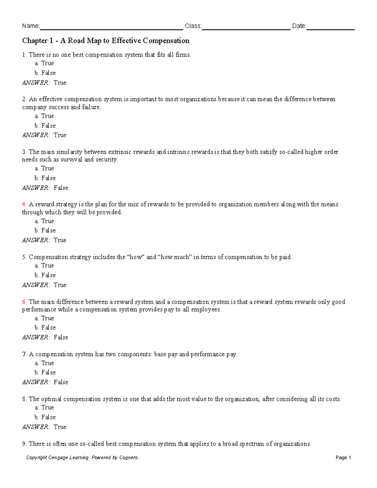 Chapter 1 A Road Map to Effective Compensation - Chapter 1 - A Road Map ...