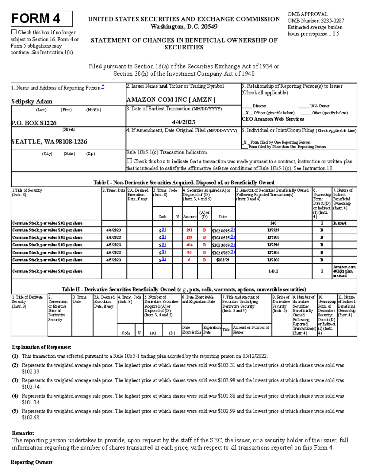 5fb8ca44 1691 4ad3 8d57 a7981bb13b83 - FORM 4 ☐ Check this box if no ...