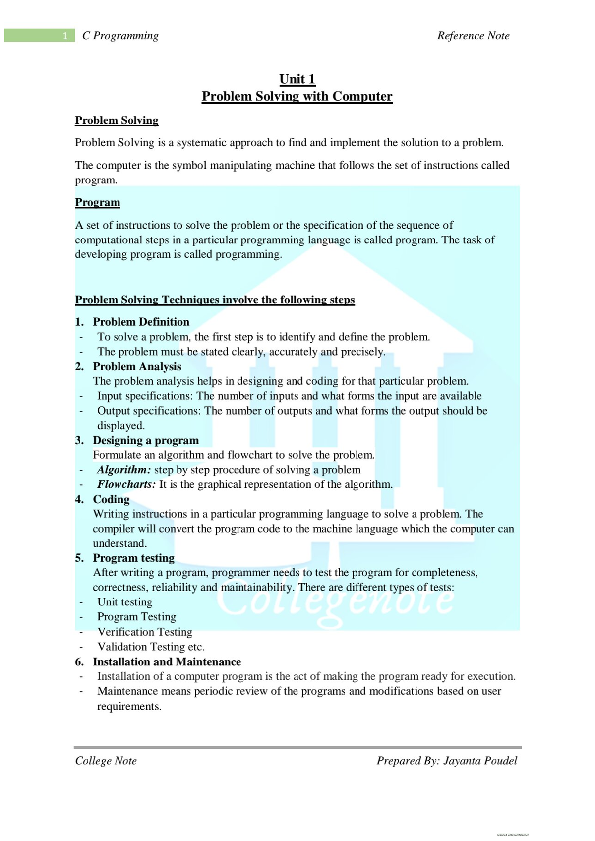 Computerprogramming programming book 1st yearpdf - Software engineering ...