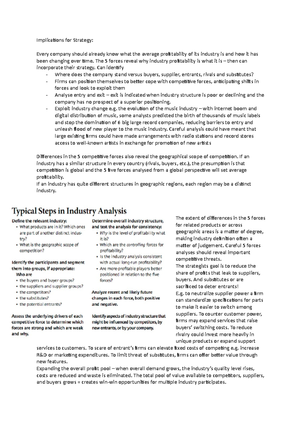 Implications for Strategy - Implications for Strategy: Every company ...