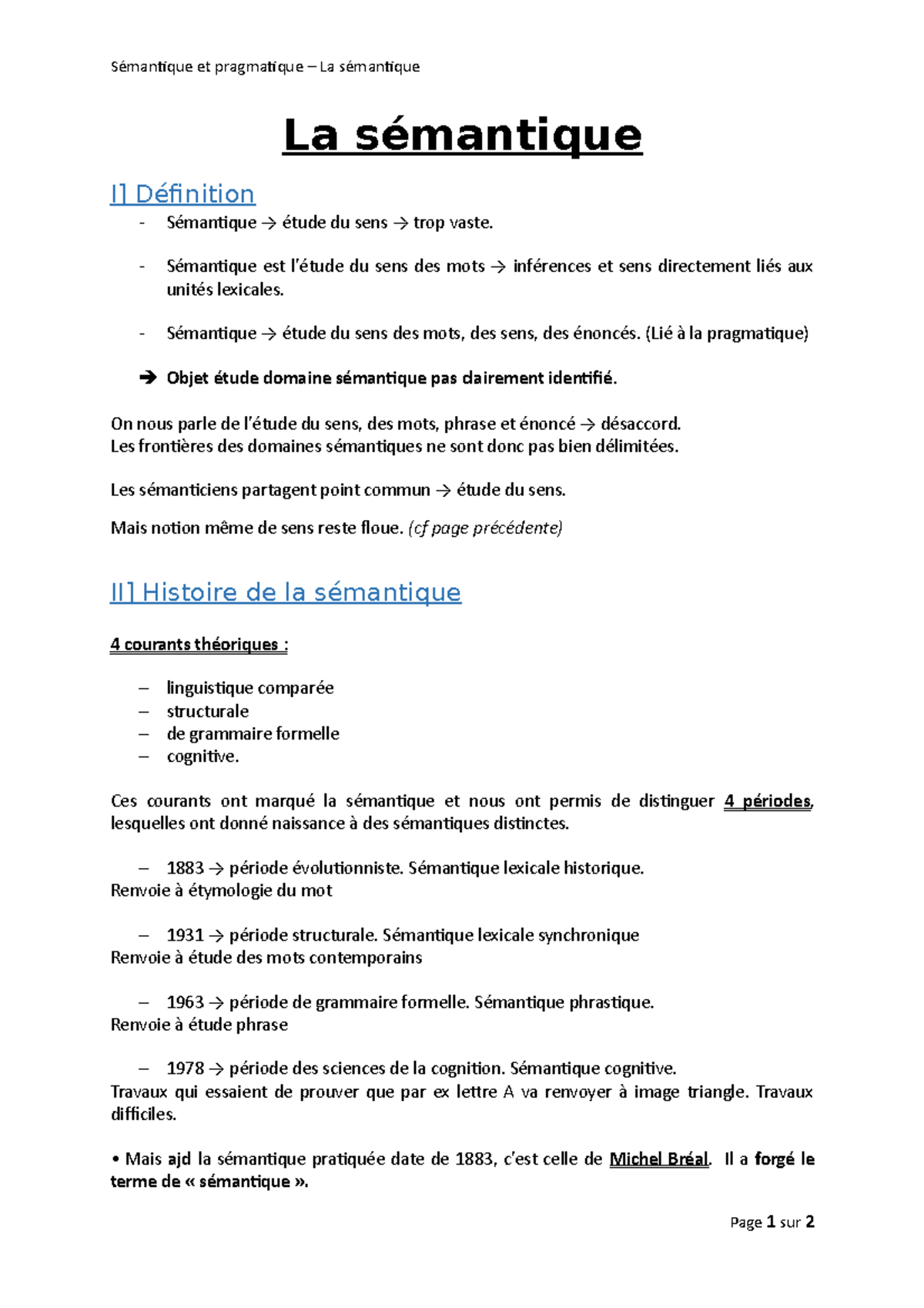 +CHAP2 - Semantique - Cours sur la sémantique - Sémantique et pragmatique – La sémantique La ...