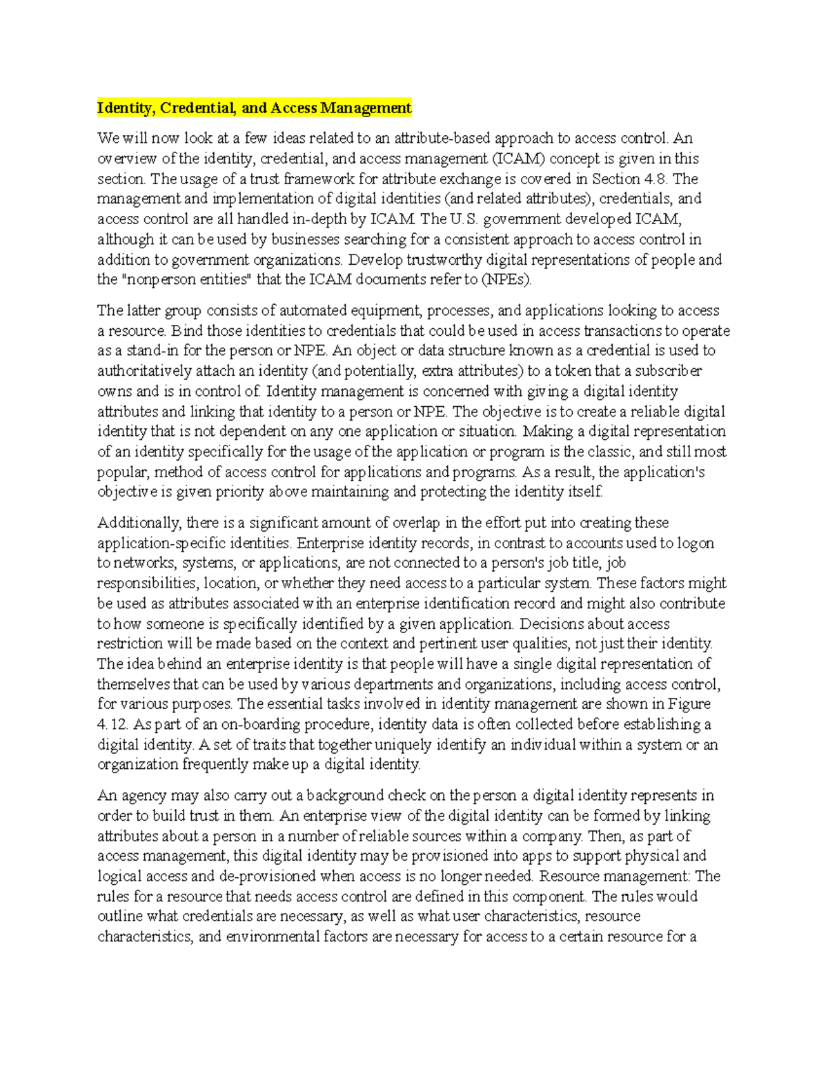 Identity, Credential, and Access Management - An overview of the ...