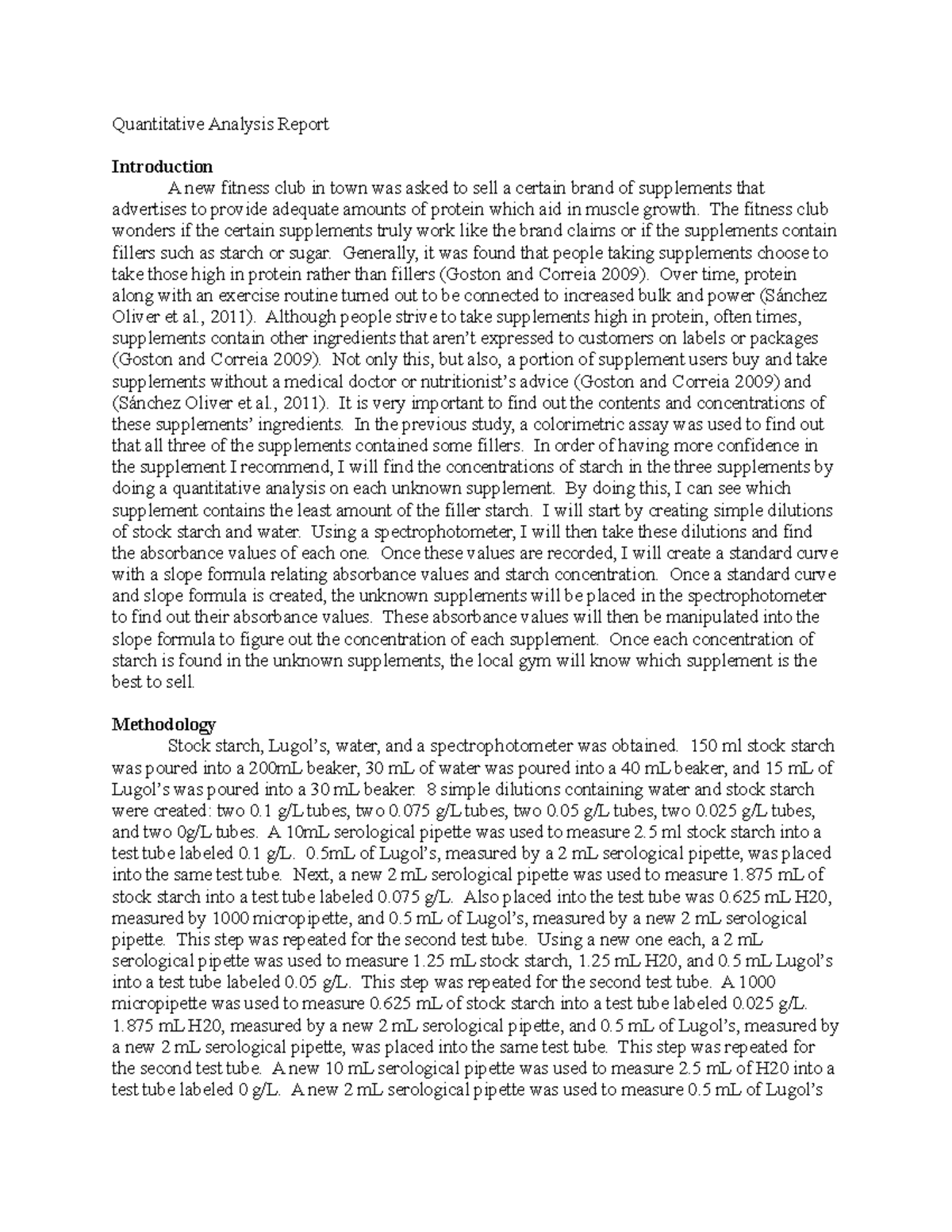 1107 Week 8 Quantitative Analysis - Quantitative Analysis Report ...
