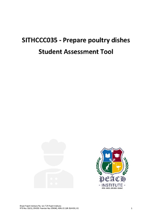 Sitxccs 016 - Student Assessment Tasks - Bryan Peach Institute Pty. Ltd ...