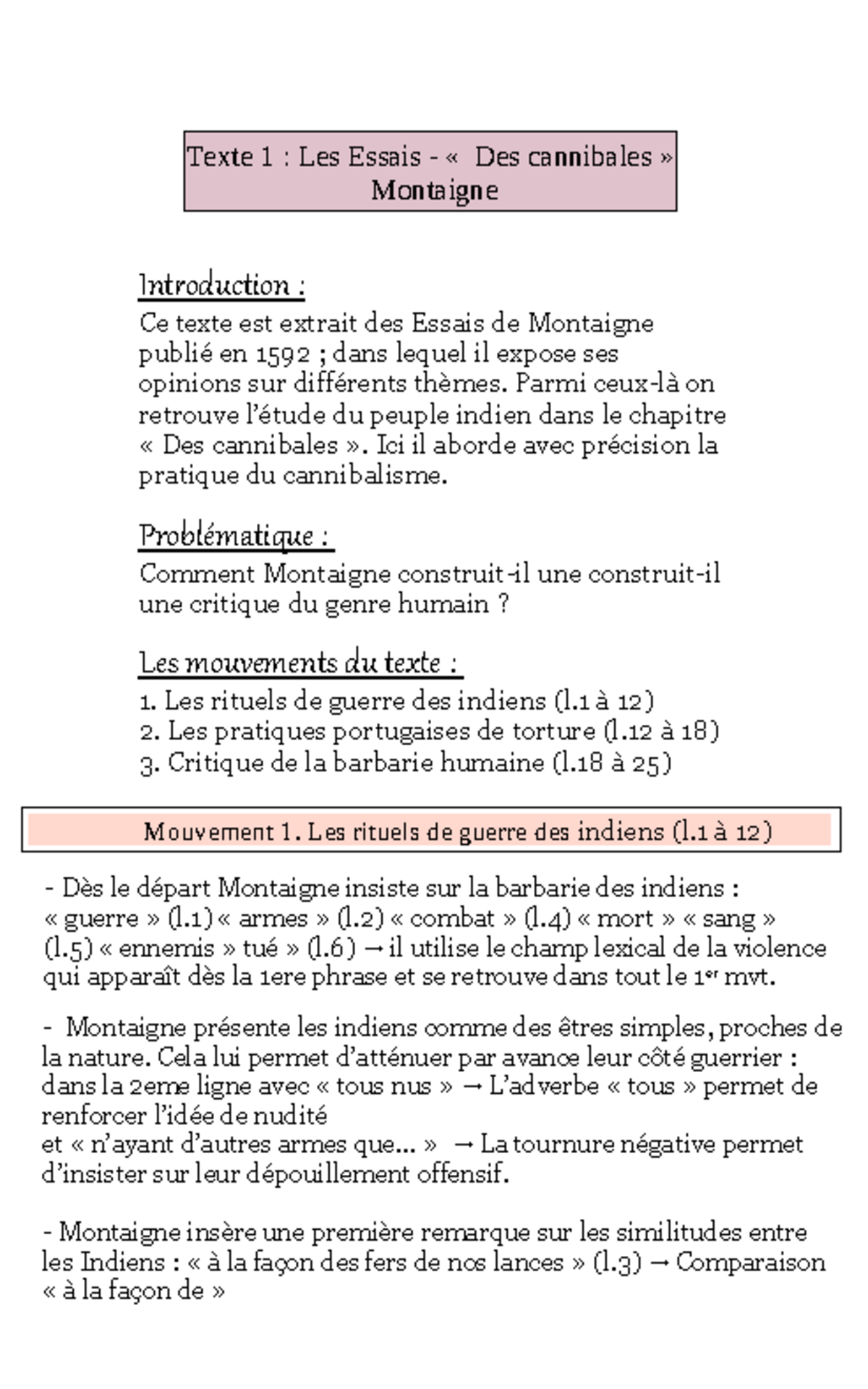 De L’Expérience Montaigne Analyse – QGBR