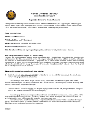 Capstone guide - What is the Capstone Project? The WGU capstone project ...