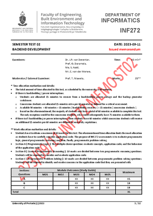 02. 2022 - INF272 Homework 02 Requirements Updated - INF 2 72 Homework 02 – HTML, CSS ...