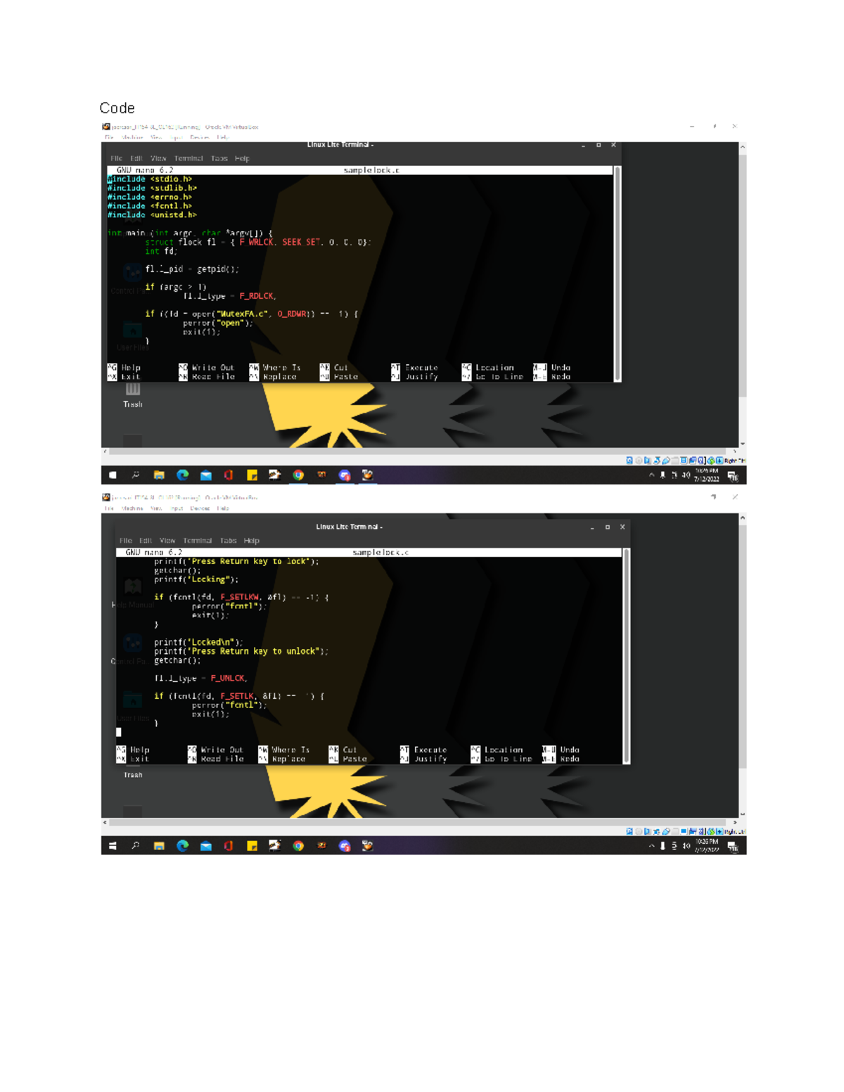 M2 - FA1 Mutex Resari (1) - Computer Programming Lab 1 - Code Output ...