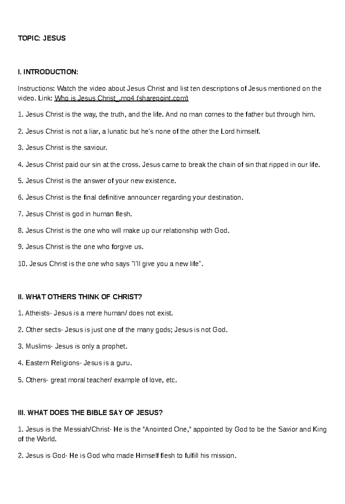 Pdf 20230101 183731 0000 - TOPIC: JESUS I. INTRODUCTION: Instructions ...