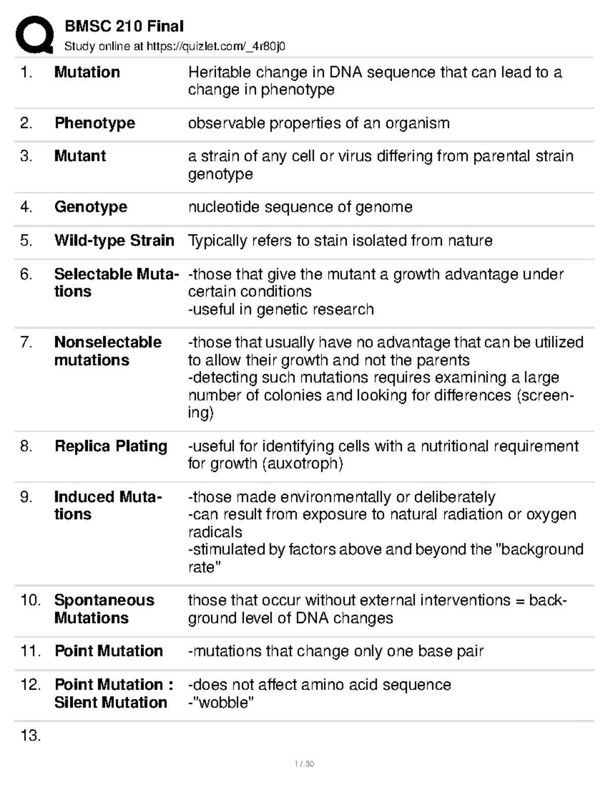 Bmsc 210 final exam - flashcards - Study online at quizlet/_4r80j ...