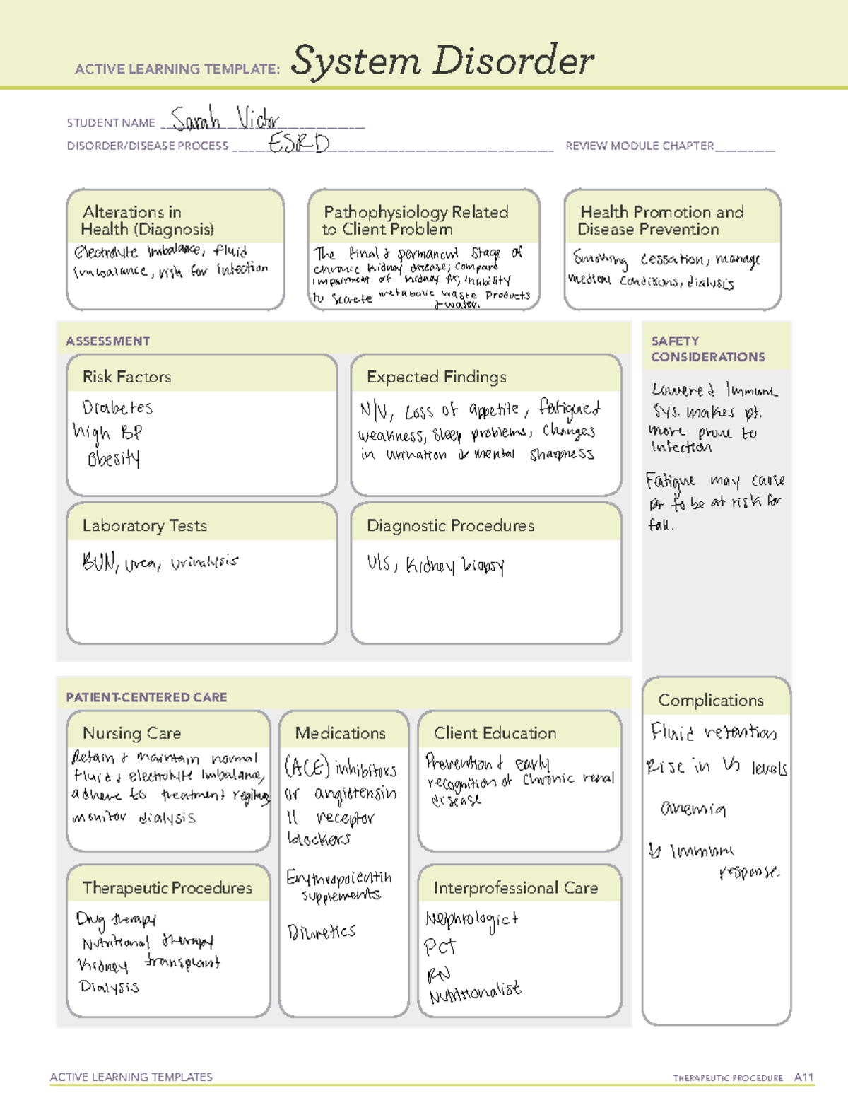 W3 Clincial Work - med cards for community - ACTIVE LEARNING TEMPLATES ...
