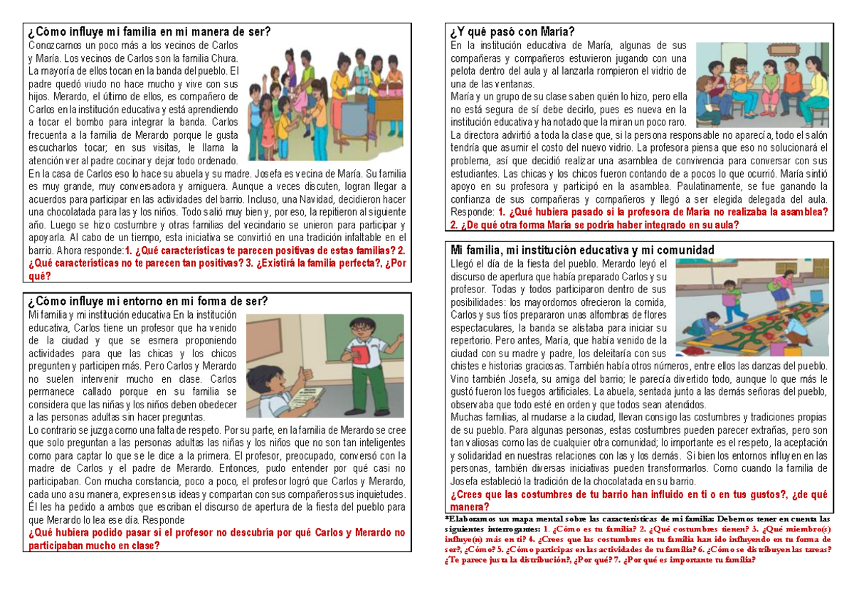 Cómo influye mi familia en mi manera de ser - ¿Cómo influye mi familia ...