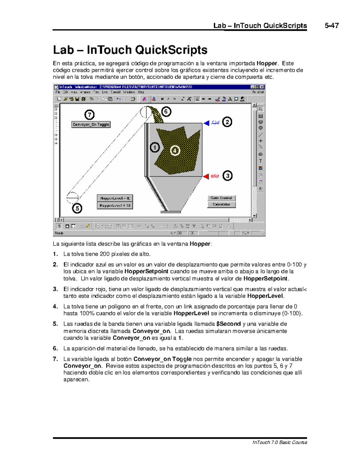 Lab03 quickscripts esp - Lab – InTouch QuickScripts 5- InTouch 7 Basic ...