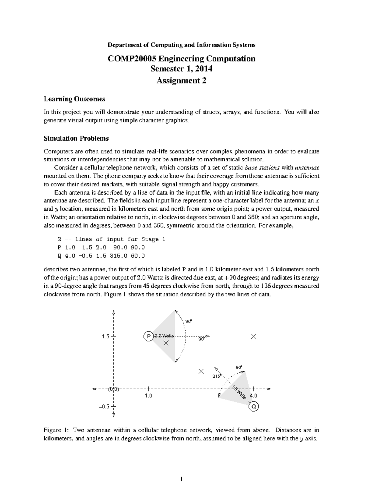 Assignment 2 Engineering Computation Comp20005 All Department Of Computing And Information