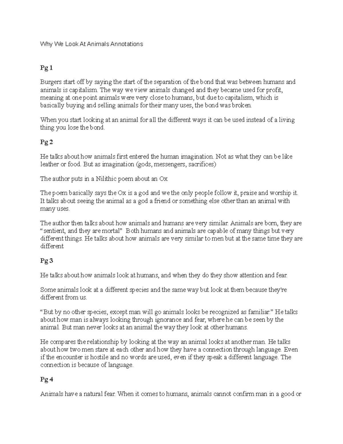 Why We Look At Animals annotations - The way we view animals changed ...