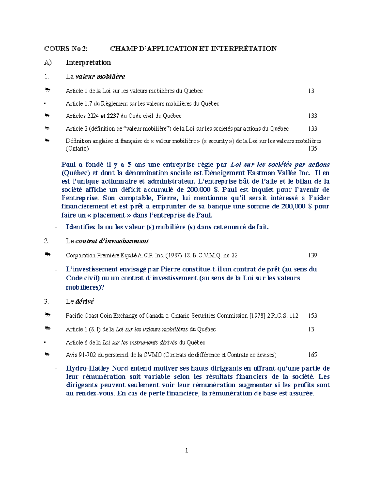 Cours NO 2 (Ancien No 3) NOtes du Professeur - COURS No 2: CHAMP D ...