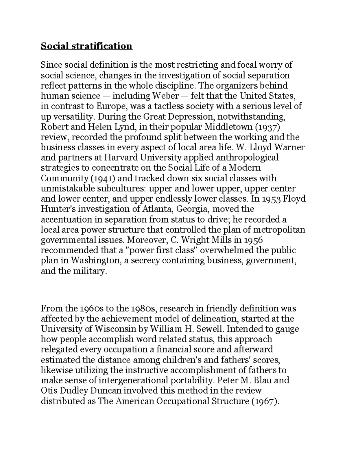 Social stratification - Social stratification Since social definition ...