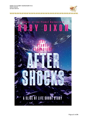 Ruby Dixon - Serie Ice Planet Barbarians - 8.5 - Aftershocks - RUBY ...