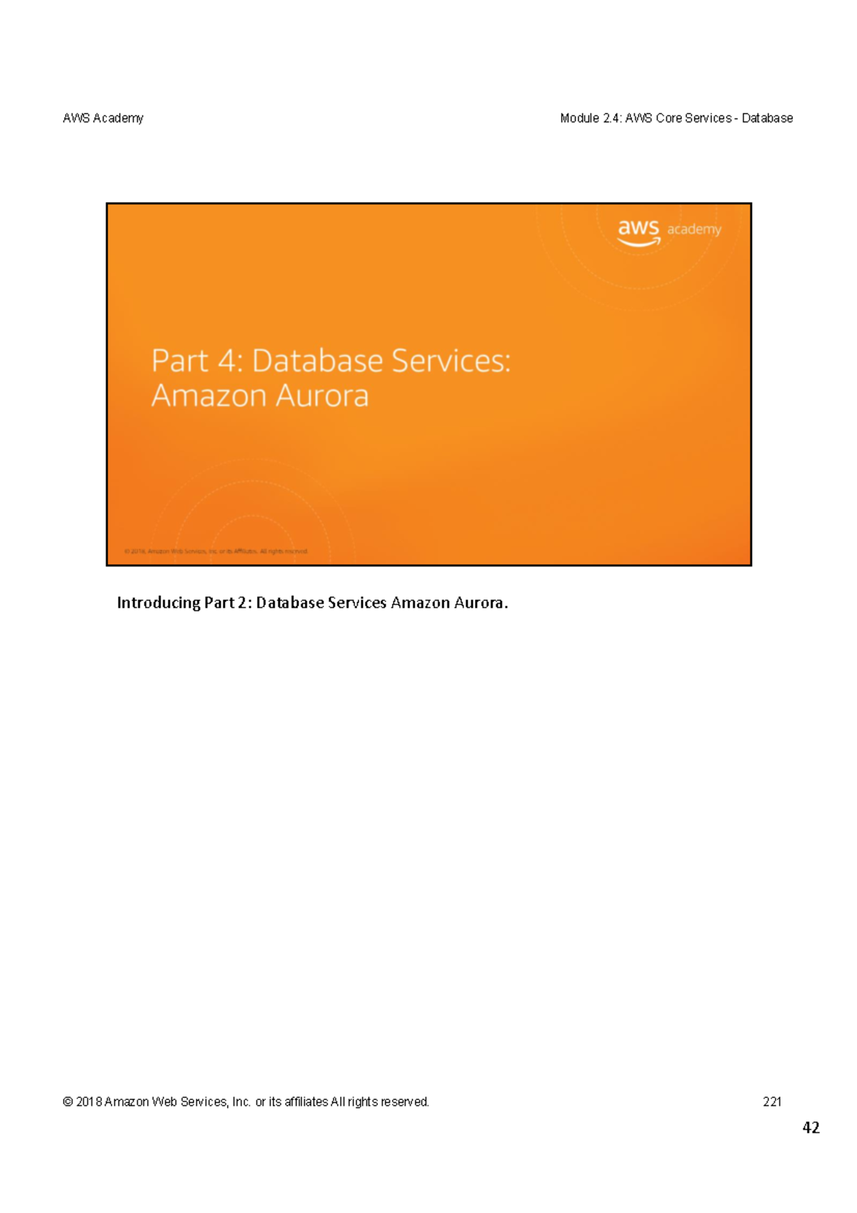 16 Amazon Aurora Amazon Dynamo Db Dynamo Db Streams 25 09 2024