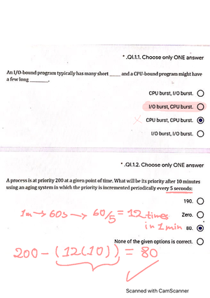 Fork-exercises - CSCI 2330 – Fork Exercises Consider the following ...