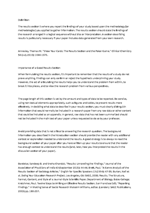 Introduction - guidelines - The introduction leads the reader from a ...