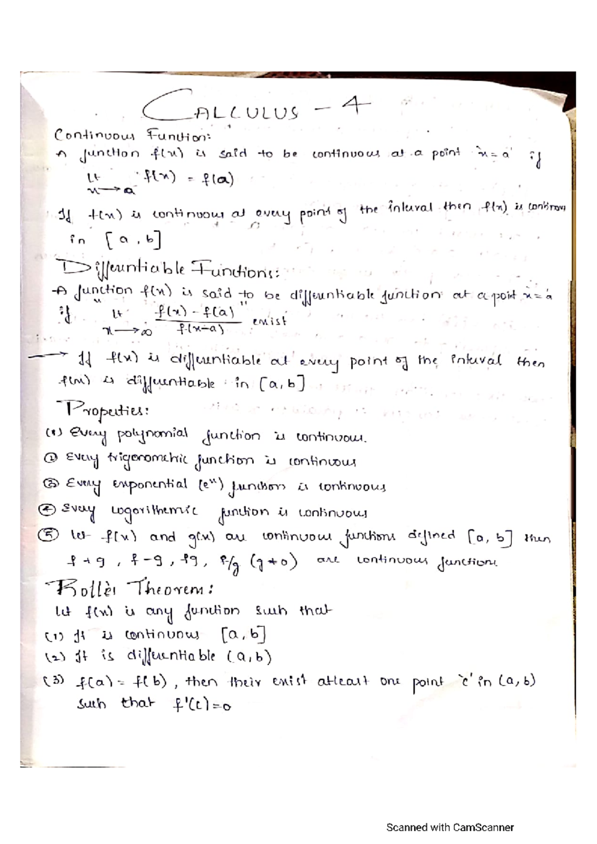 Mean Value Theorems and Beta Gamma Functions - Computer Science Engineerinf - Studocu