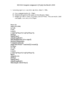 Assignment 1 solutions - SOLUTION TO HOMEWORK ASSIGNMENT 1 1-8. The ...