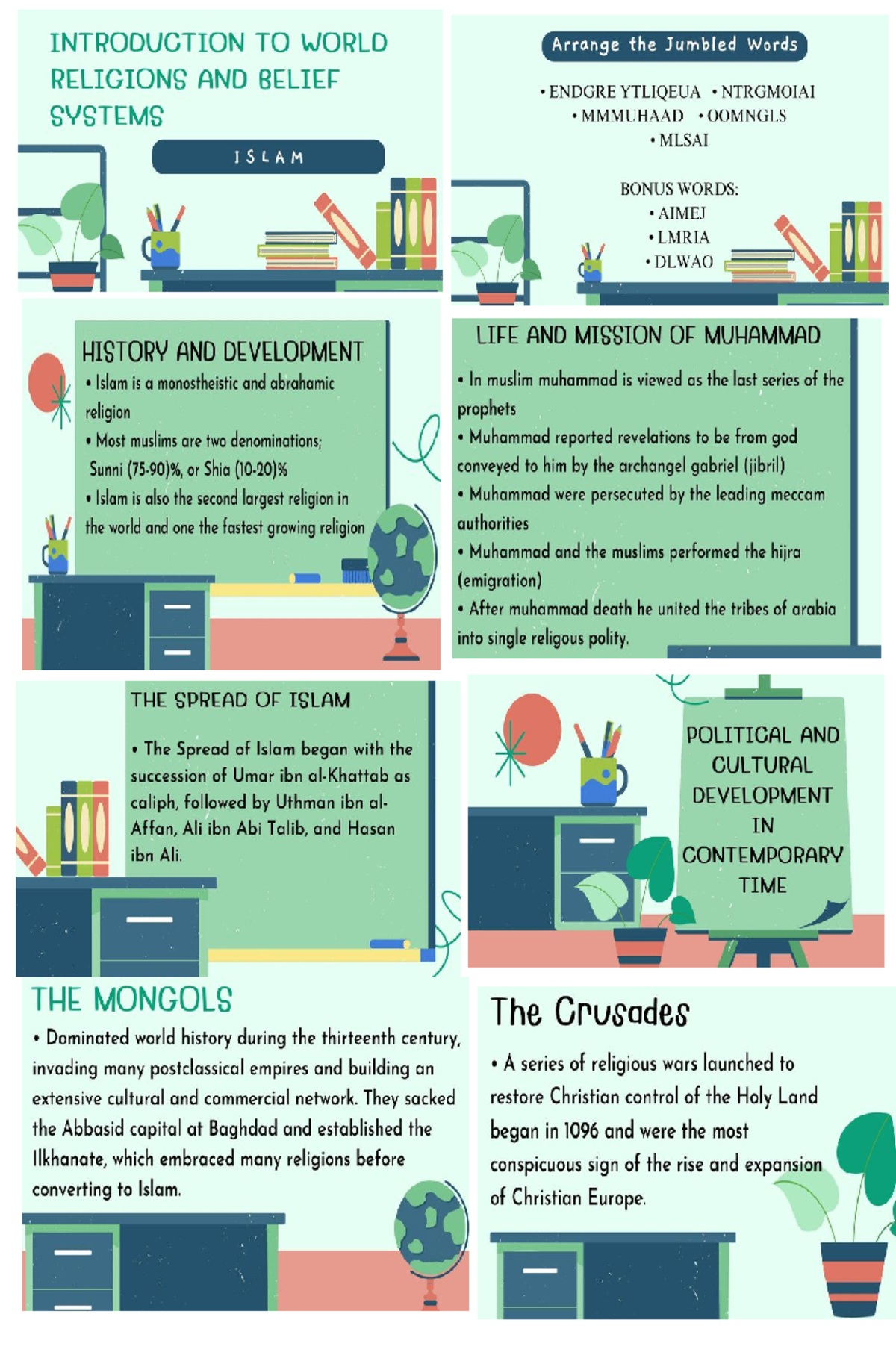 Islam - asassA - Elementary Education - Studocu