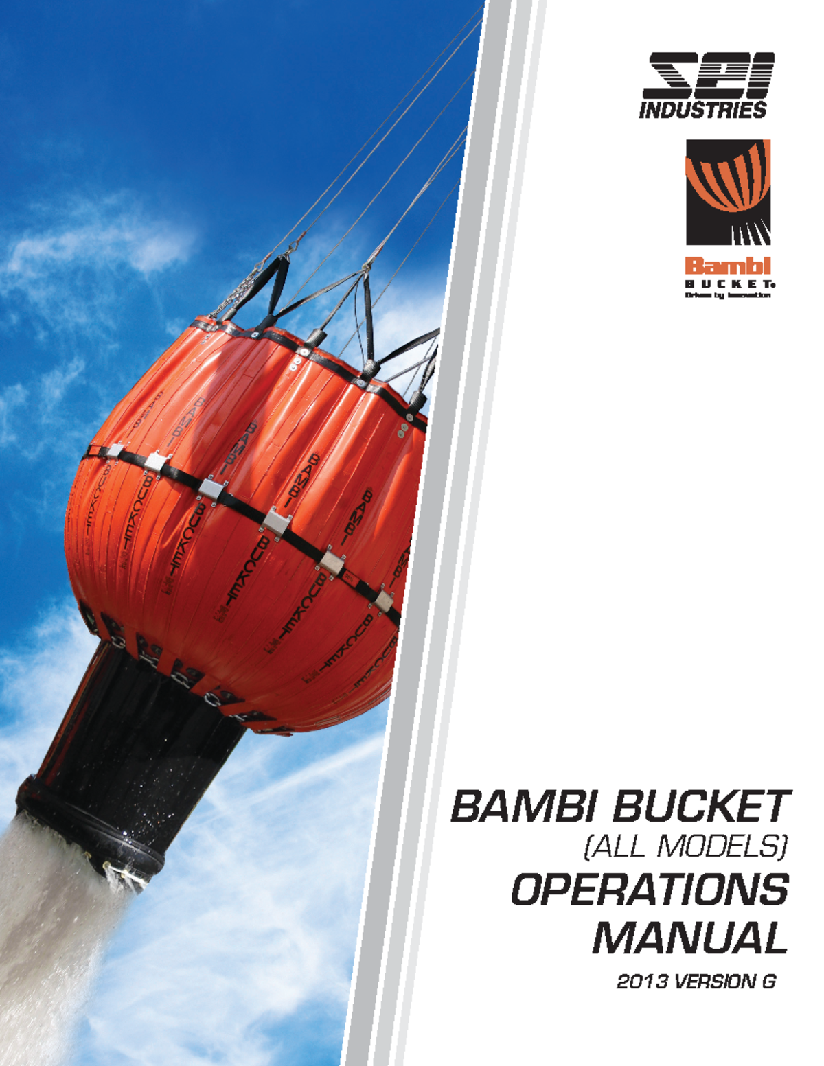 2013 Bambi Bucket Operations Manual v G - BAMBI BUCKET (ALL MODELS ...