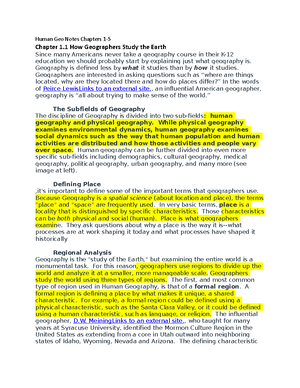 GEOG 6 Lecture Notes - Syllabus - Can record lecture - Weekly papers ...