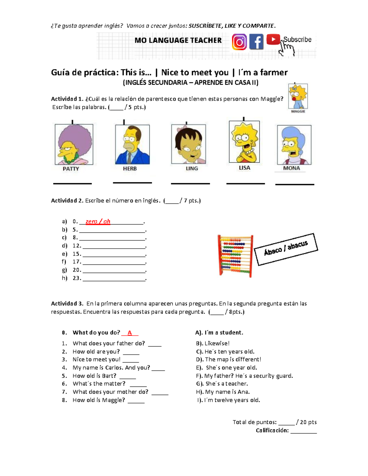1. NICE TO MEET YOU - SESSION NICE TO MEET YOU - ¿Te gusta aprender ...