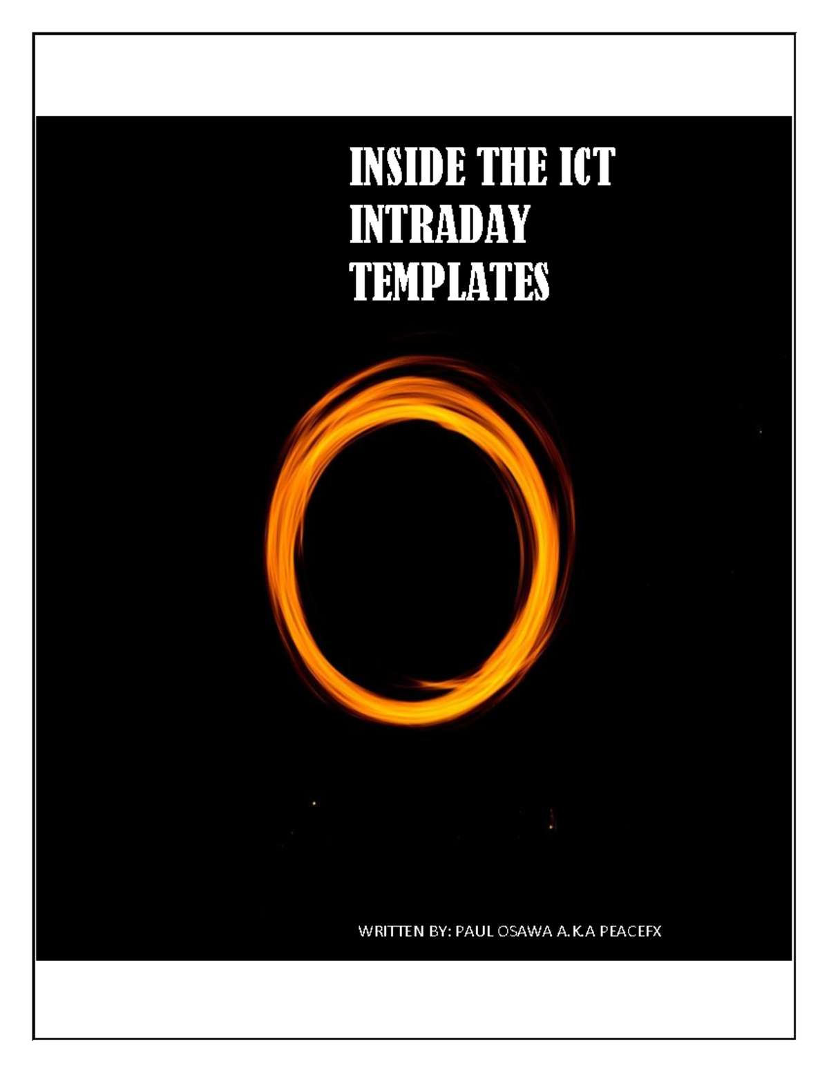 Inside ICT Intraday Templates - INSIDE THE ICT INTRADAY TEMPLATES ...